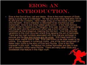 Eros Love - The God Of Passionate Loving